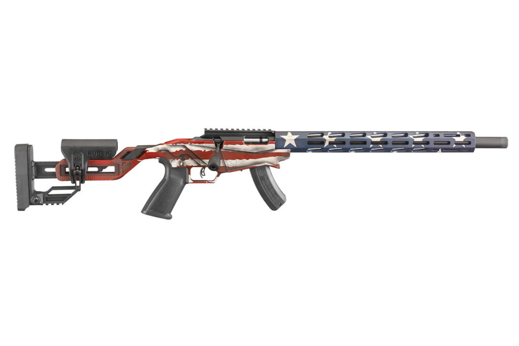 Ruger Precision Rimfire 22LR Bolt Action American Flag Cerakote Finish ...