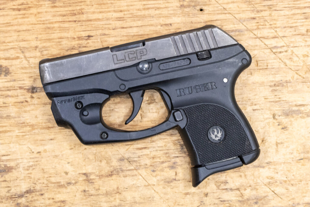Ruger LCP 380 ACP Police Trade-in Pistol With LaserMax Trigger Guard ...